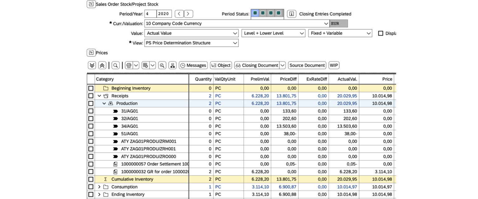 SAP Material Ledger - Agilon GmbH